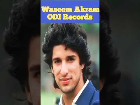 Waseem Akram ODI Records