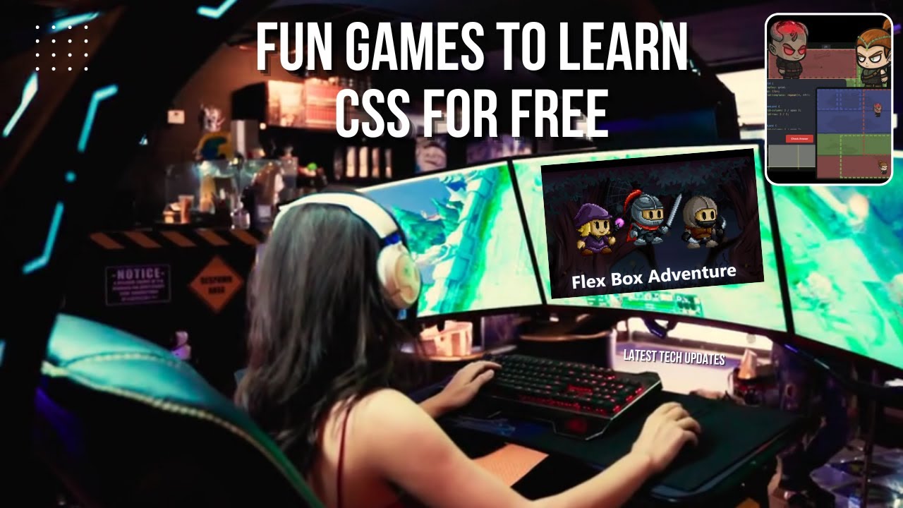 Fun games to learn CSS for FREE