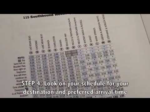 How to Use A RTC Transit Guide