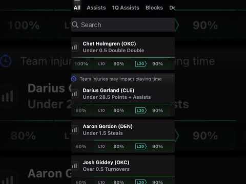 Finding Player Props with High Hit Rates #playerprops #outlier #prizepicks #sportsbetting
