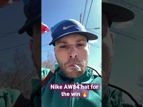 Nike AW84 DriFit Hat Secret Zip Compartment #nike #shorts