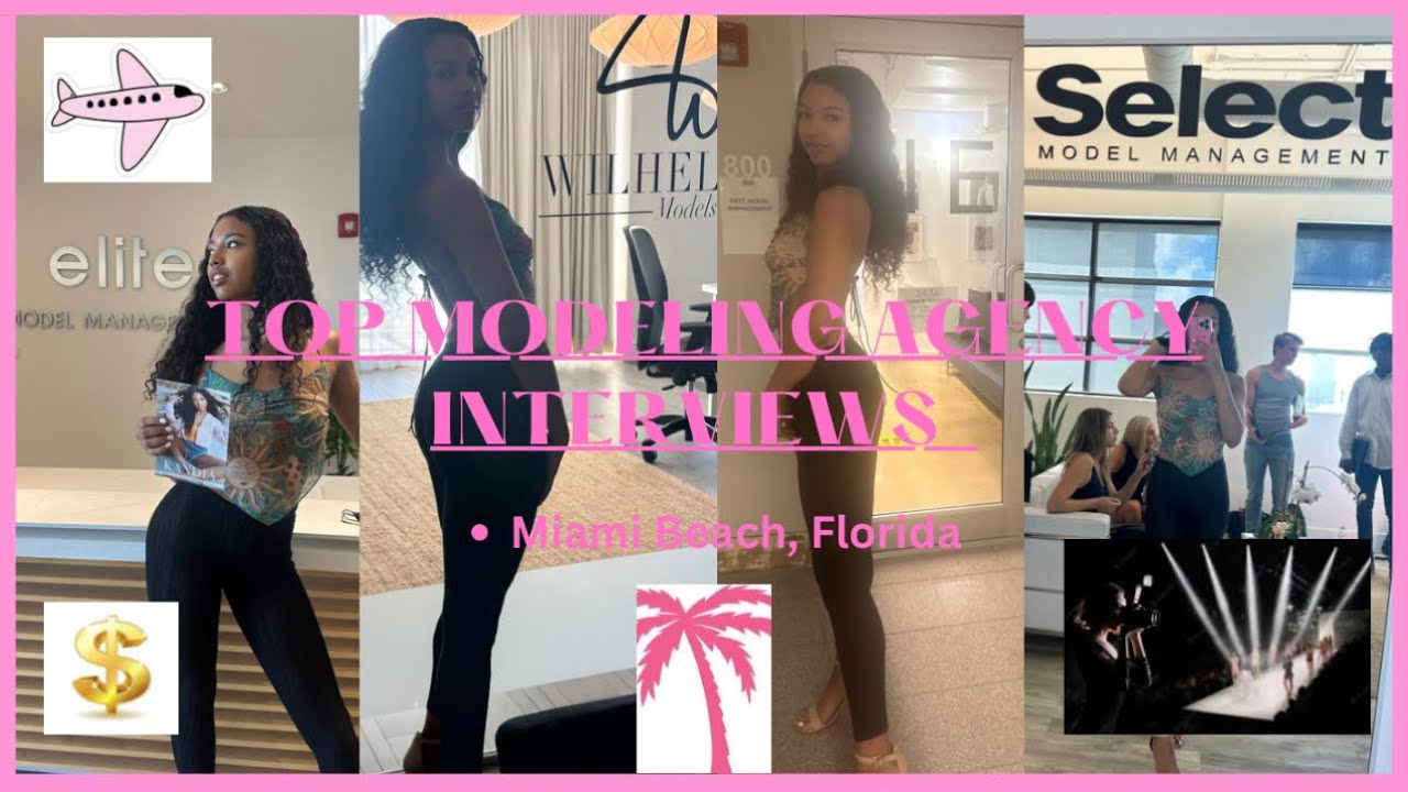 Model Vlog: Wilhelmina, Elite, Select, + Next Model Management Miami Interviews!