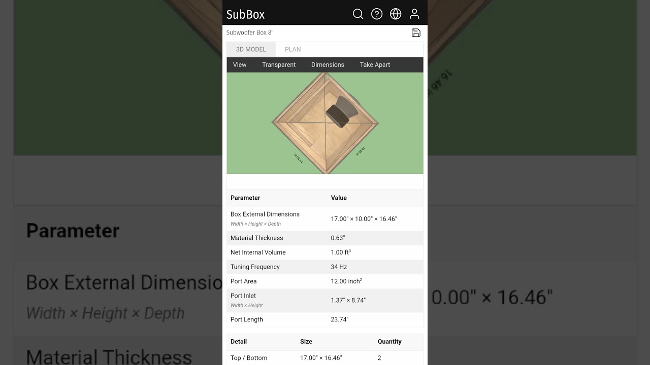 8 inch subwoofer box best design #enclosures #subwofer #audio