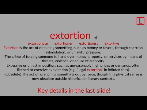 extortion