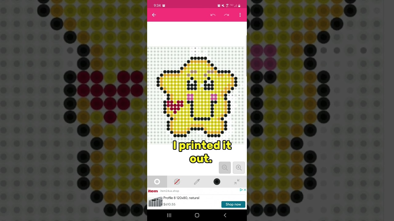 How to make Perler/Fuse bead patterns. #perlerbeads #perlers #hamabeads #fusebeads #art #patterns