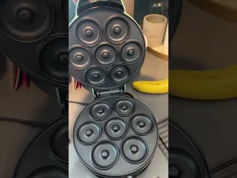 DASH Mini Donut Maker w/ Non-stick Surface, Makes 7 Donuts - Aqua