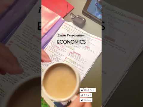 Exam Preparation- Economics #shorts #study #studywithme #finalexams #thestudypod