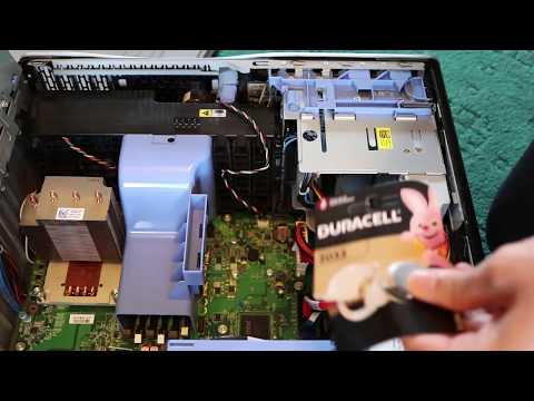 How to replace CMOS battery on Dell Precision T3500