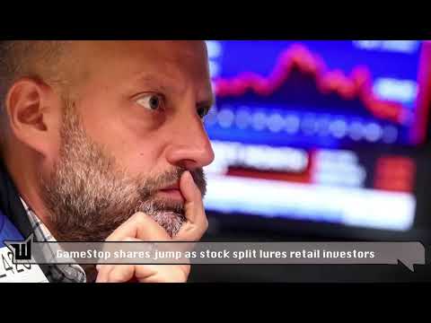 GameStop shares jump as stock split lures retail investors