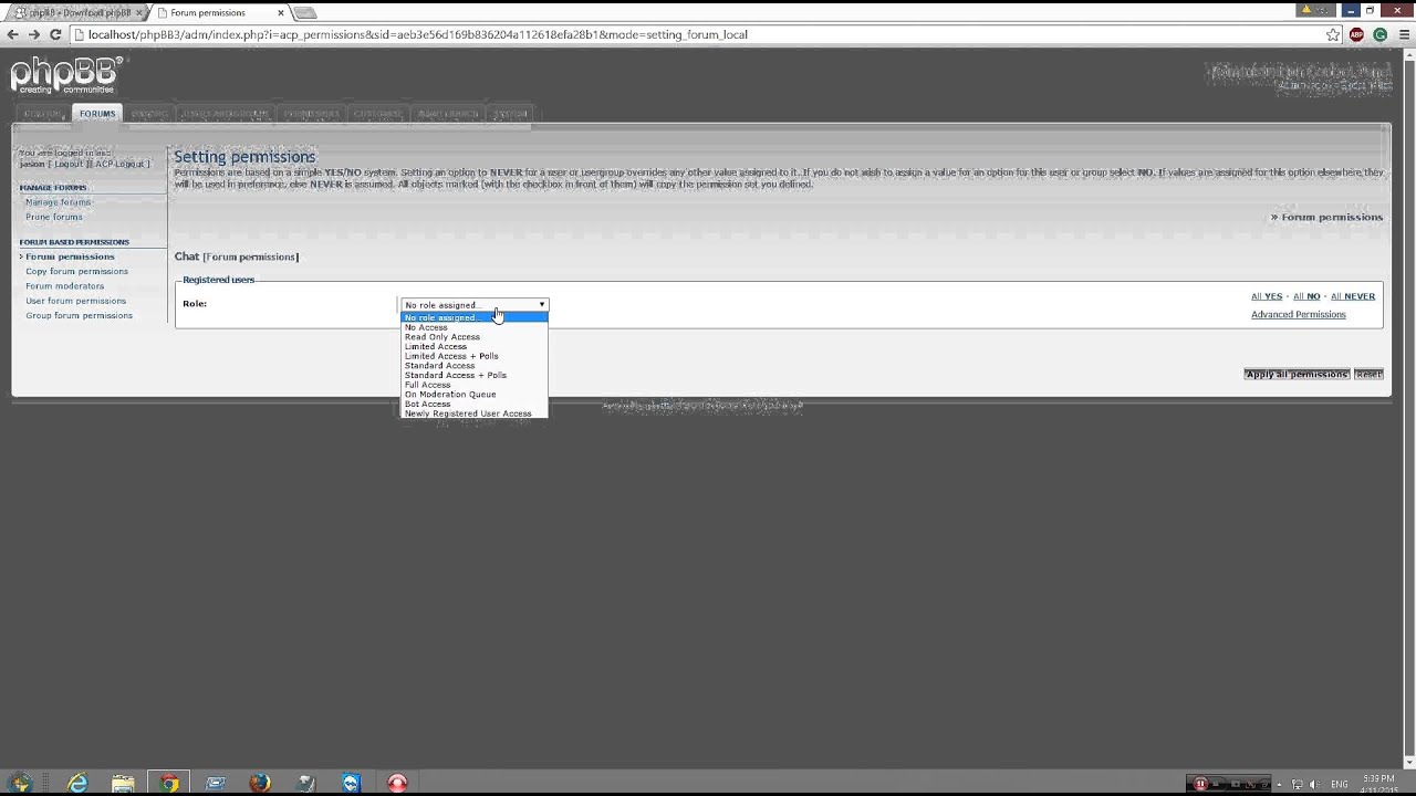 How to install a forum phpbb