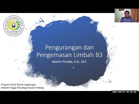 P5 Pengurangan dan Pengemasan Limbah B3 Genap 2020