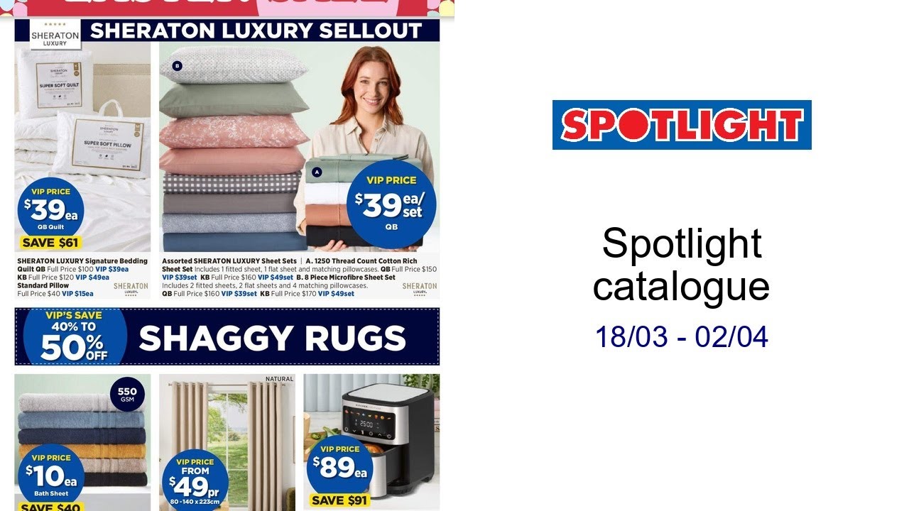 Spotlight catalogue  18/03 - 02/04