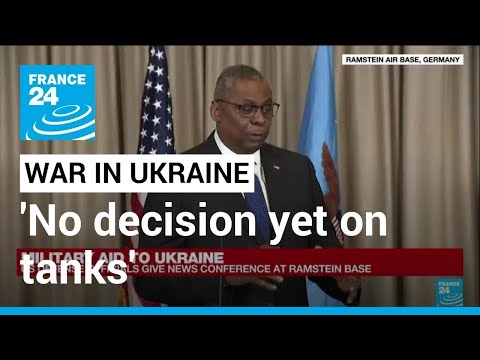 Military aid to Ukraine: 'No decision yet on tanks' • FRANCE 24 English