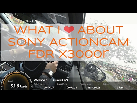 Sony ActionCam FDR X3000r First Impressions Review & Why I Love it!