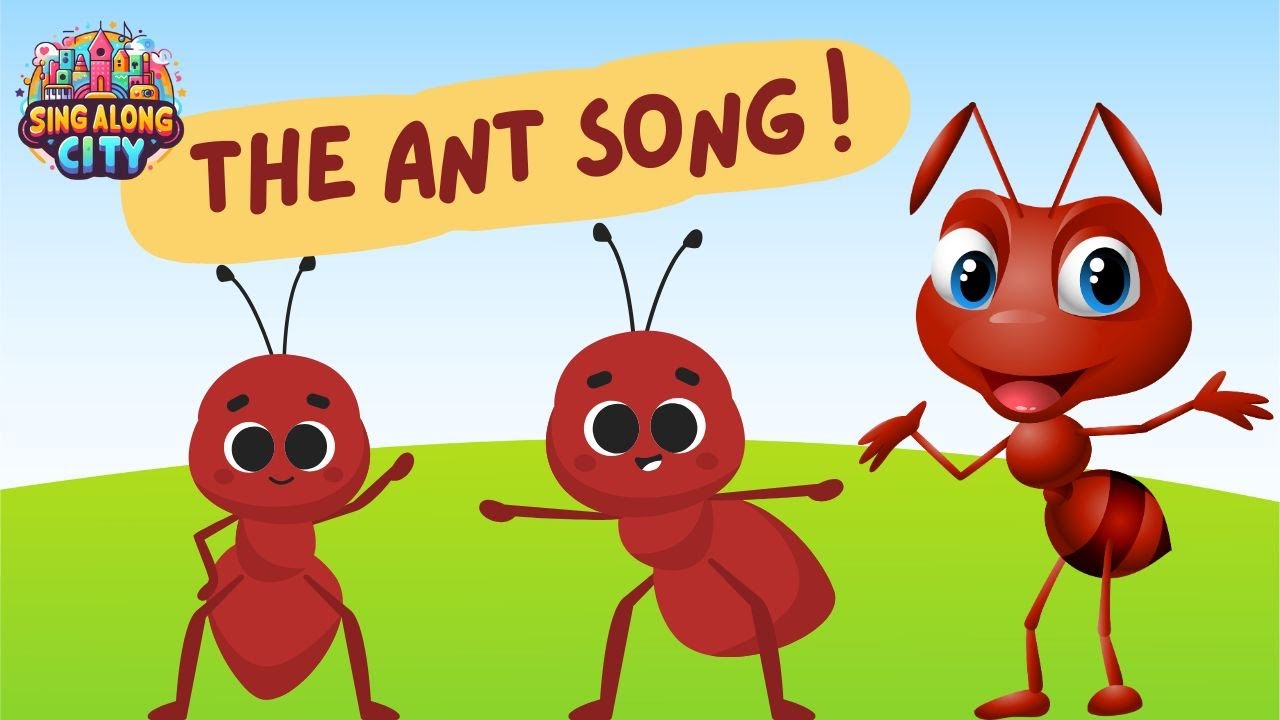 The Dancing Ant !| Sing and learn about the Ants ! | Fun kids sing along song !