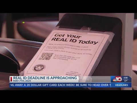 NBC 10 News Today: Real ID deadline is approaching in Louisiana