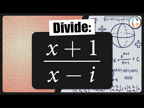 How to divide functions with complex numbers?
