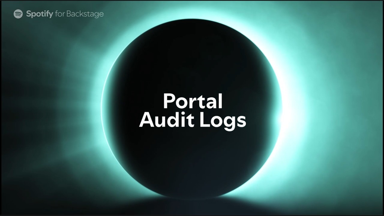 Audit Logs | Spotify Portal for Backstage