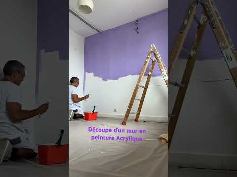 Décoration peinture Acrylique #peinture #decoration #acrylique #couleurs #batiment #astuce