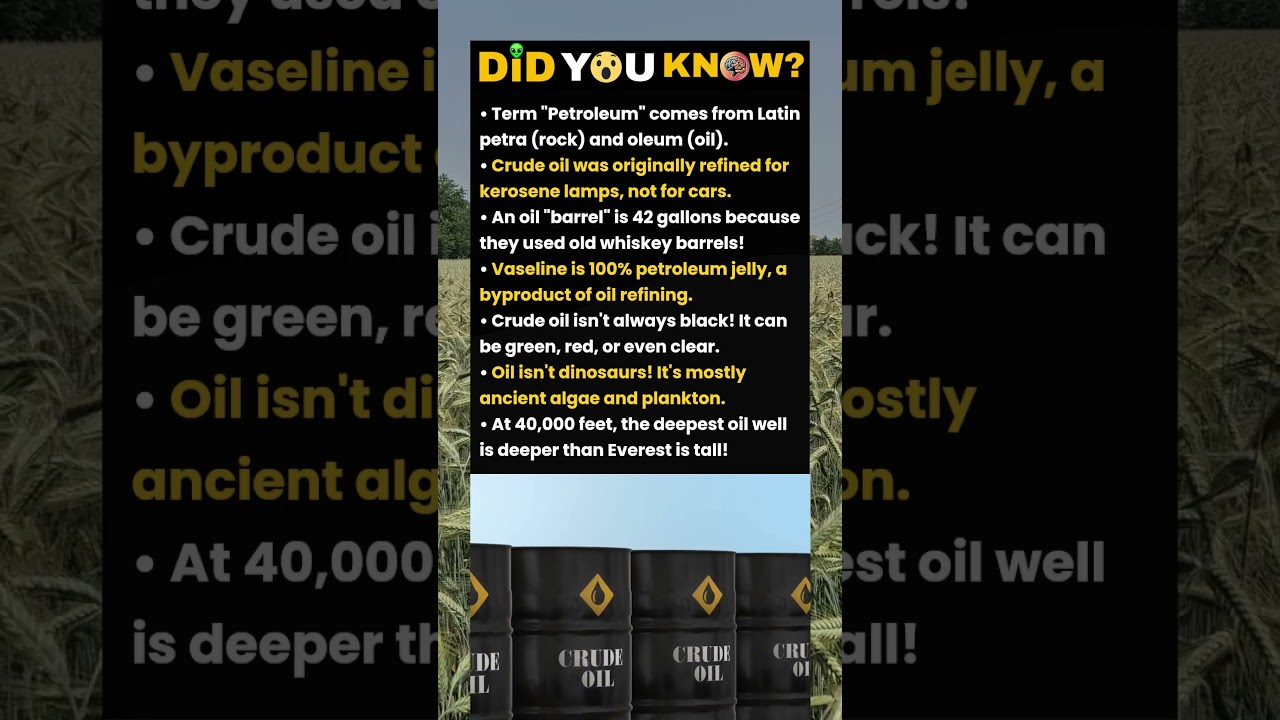 the terms petroleum comes.. #facts #virals #knowledge