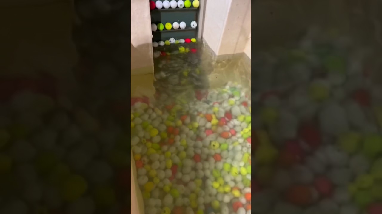 How do we clean the golf balls?