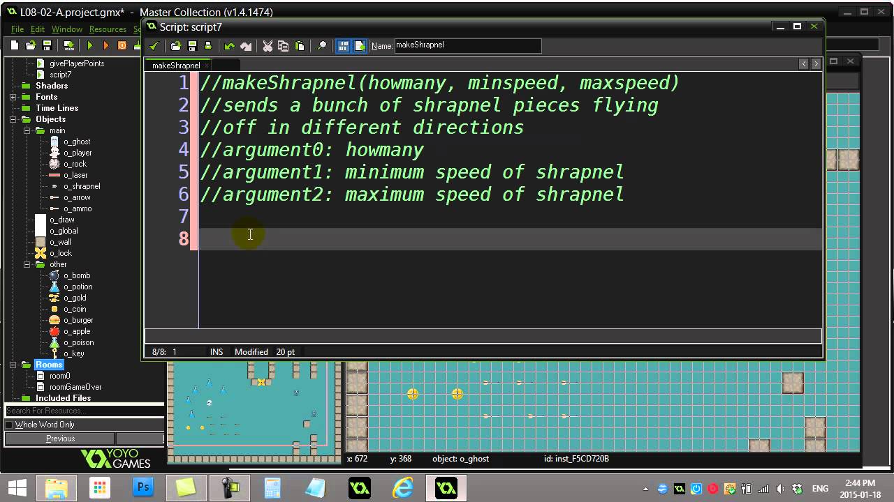 GPC 08-02-A   (GameMaker Scripts and Return Values)