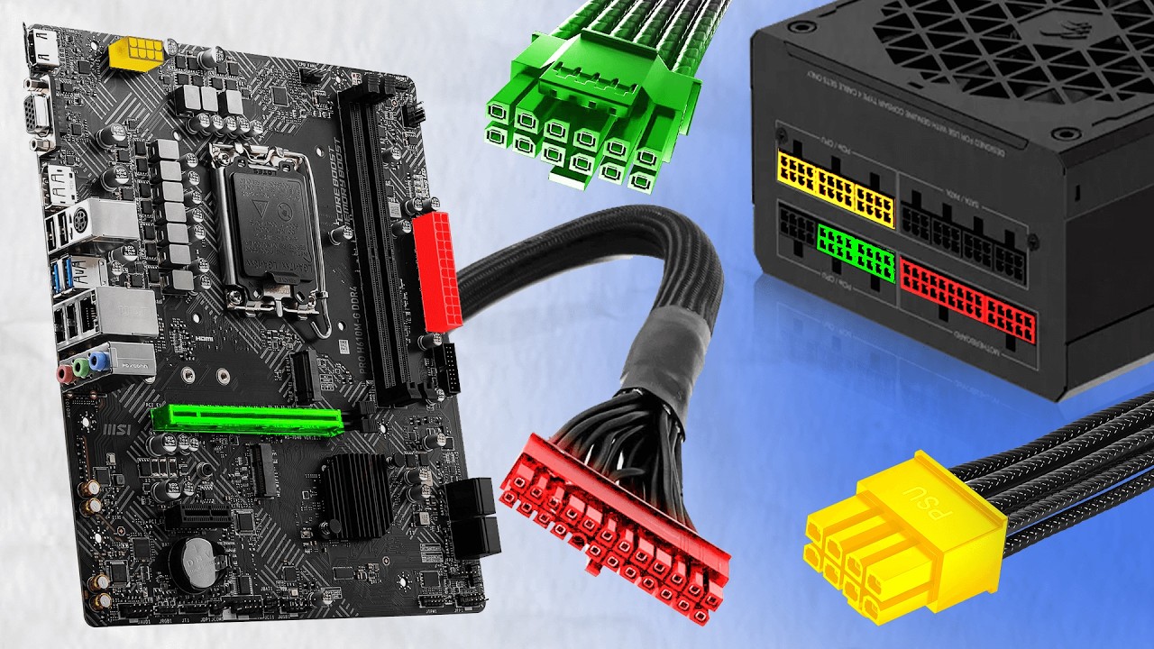 Every Power Supply Connectors Explained – ATX, EPS, PCIe, SATA, Molex