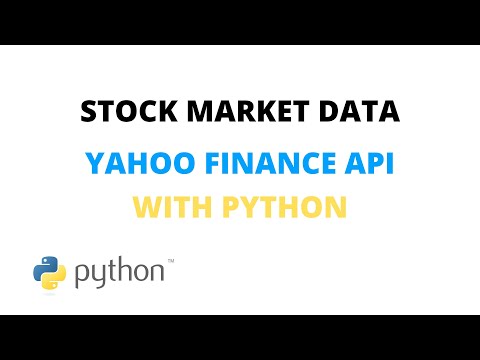 Getting Stock Market Data From Yahoo Finance API with Python
