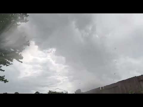 4K / 5.3K Time Lapse Video (06/24/25) - Houston, TX Sun Up to Sun Down Shelf Cloud