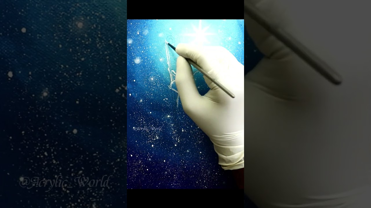 Jesus And Mary Acrylic Painting #shorts