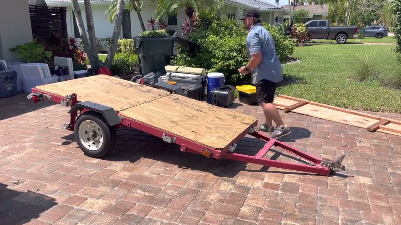 Harbor freight folding trailer