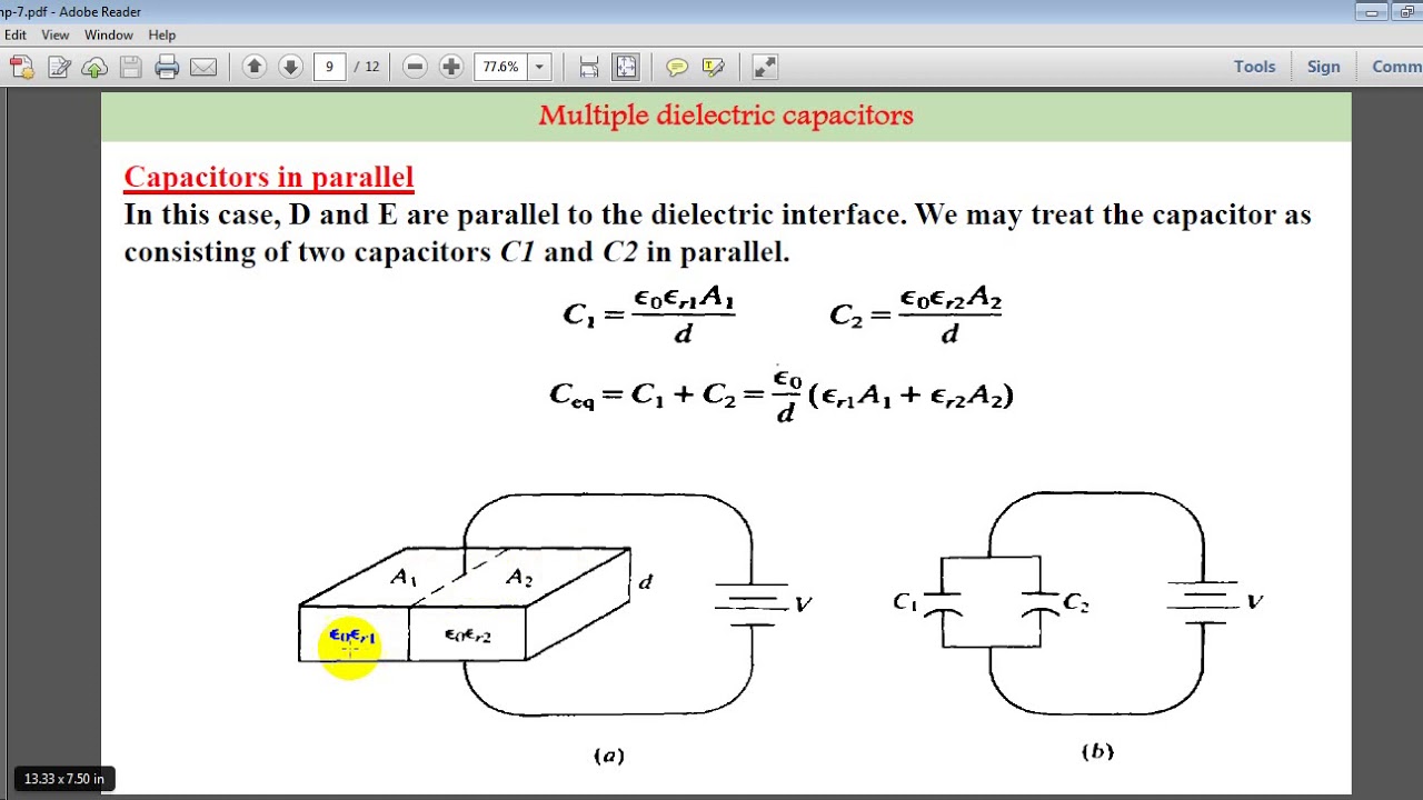 chapter-7  Capacitors and capacitance
