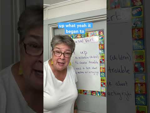 What Does "Act Up" Mean? #english #phrasalverbs #grammar #languagelearning #actup