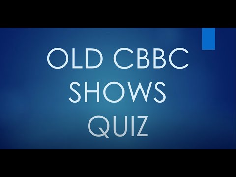 Old CBBC Shows Quiz 1