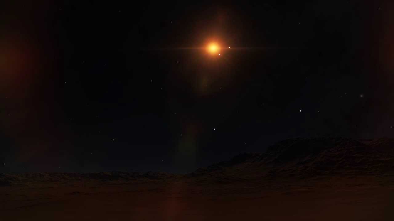 Space Engine - Eclipse in a binary system