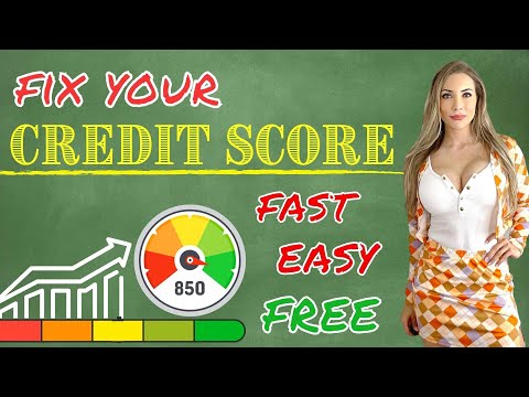 FIX YOUR CREDIT SCORE. Fast, Easy and for Free.