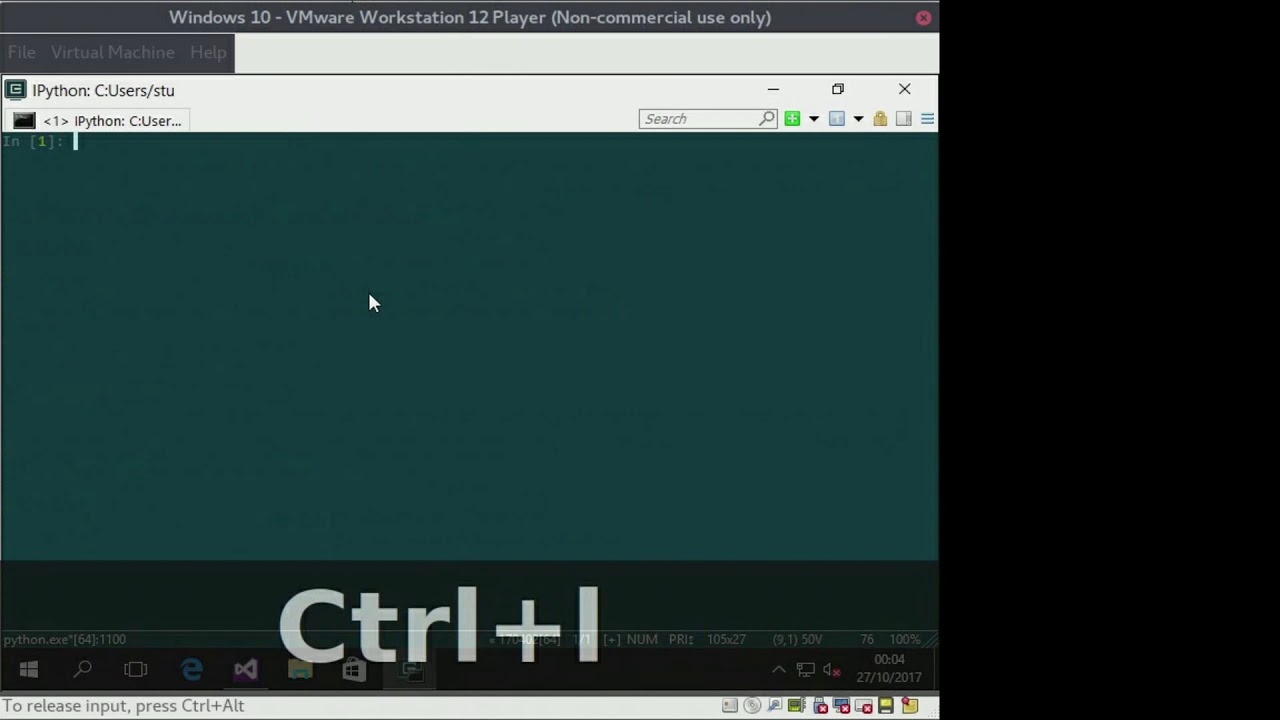 ipython tab completion