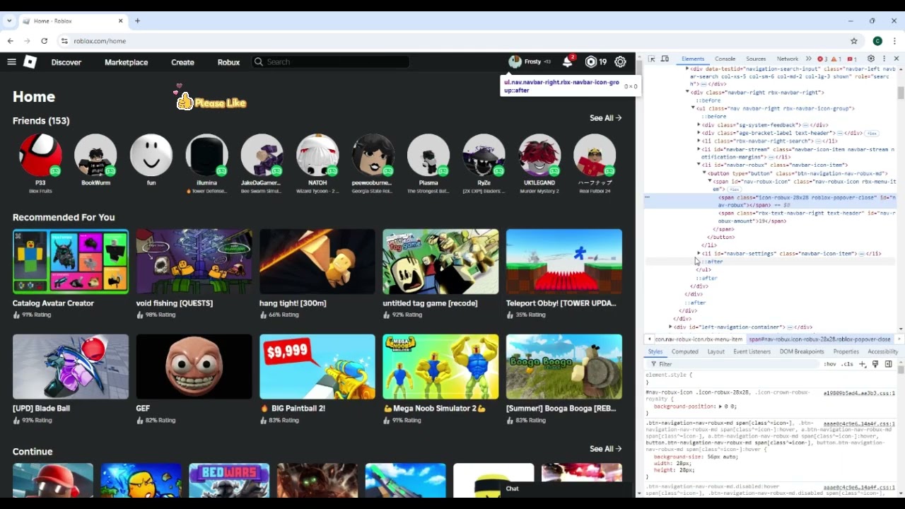 HOW TO USE INSPECT ELEMENT (Roblox)