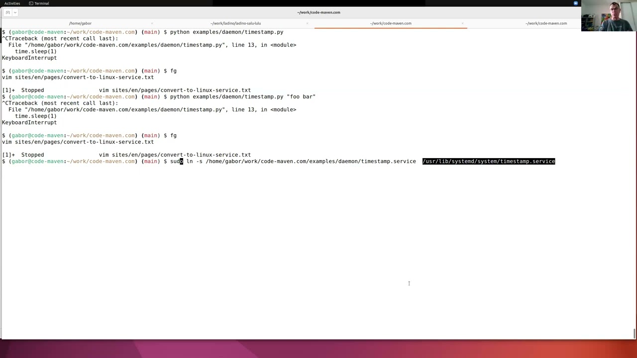 Convert Python script to Linux service (daemon)