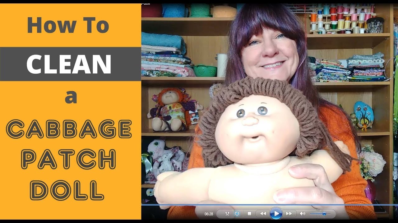 How to Clean a Cabbage Patch Kid Doll | Full Step-By-Step Tutorial #cabbagepatchkids