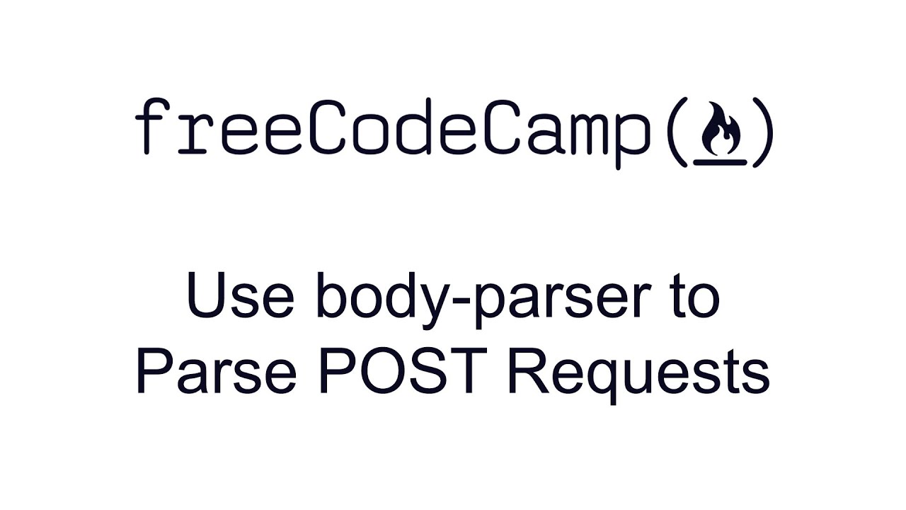 Use body-parser to Parse POST Requests - Basic Node and Express - Free Code Camp