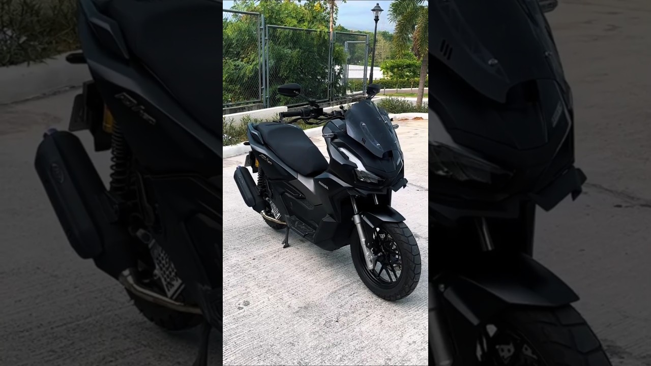 HONDA ADV 160 SERIES OF MOD ALL BLACK