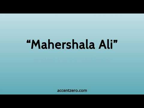 Pronounce "Mahershala Ali" - South Korean accent vs. native U.S.