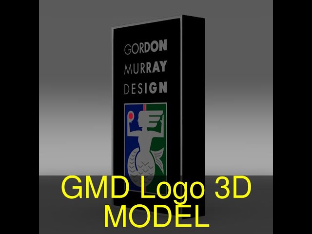 GMD Logo 3D Model - FlatPyramid