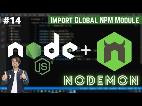 Learn 14 Nodemon in Node JS | Import Global NPM Module in Node JS in Hindi - Mind Luster