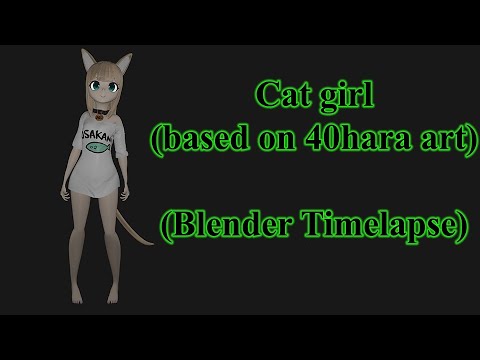 Steam Community :: Video :: Cat girl (Art, based on 40hara art ...