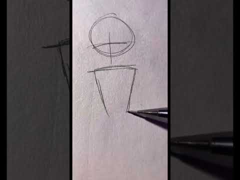 How to draw a body? Easy girl body drawing ????♀️