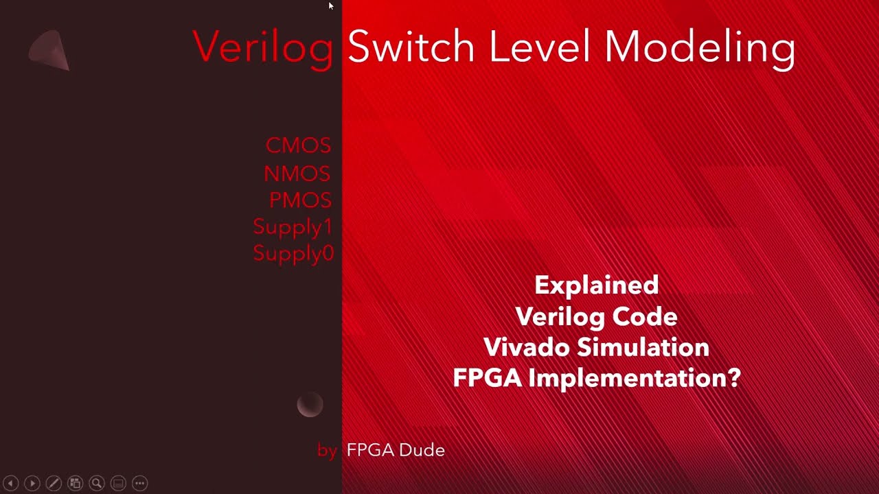 Verilog Switch Level Modeling Vivado Simulation FPGA