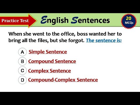 Quiz on English Sentences by Quality Education | All kinds of Sentences with answers and reason