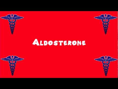 Pronounce Medical Words ― Aldosterone